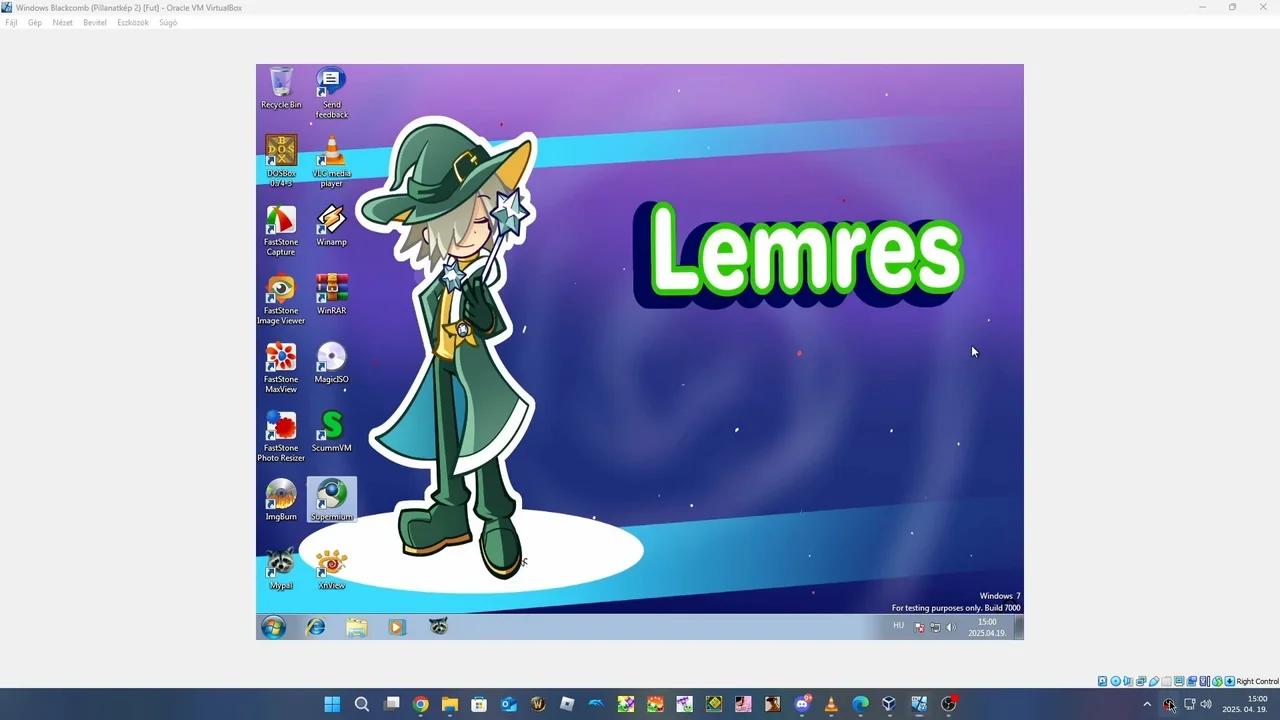 Windows Blackcomb in VirtualBox