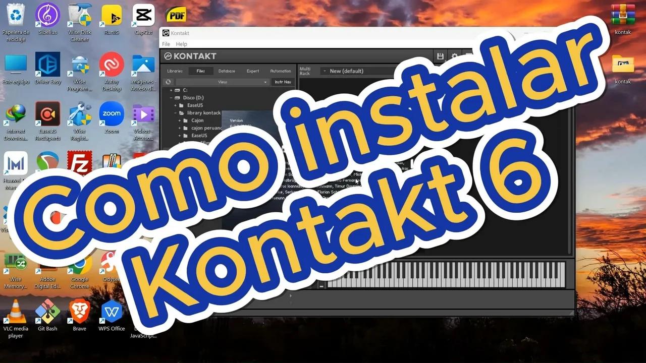Como instalar Kontakt 6