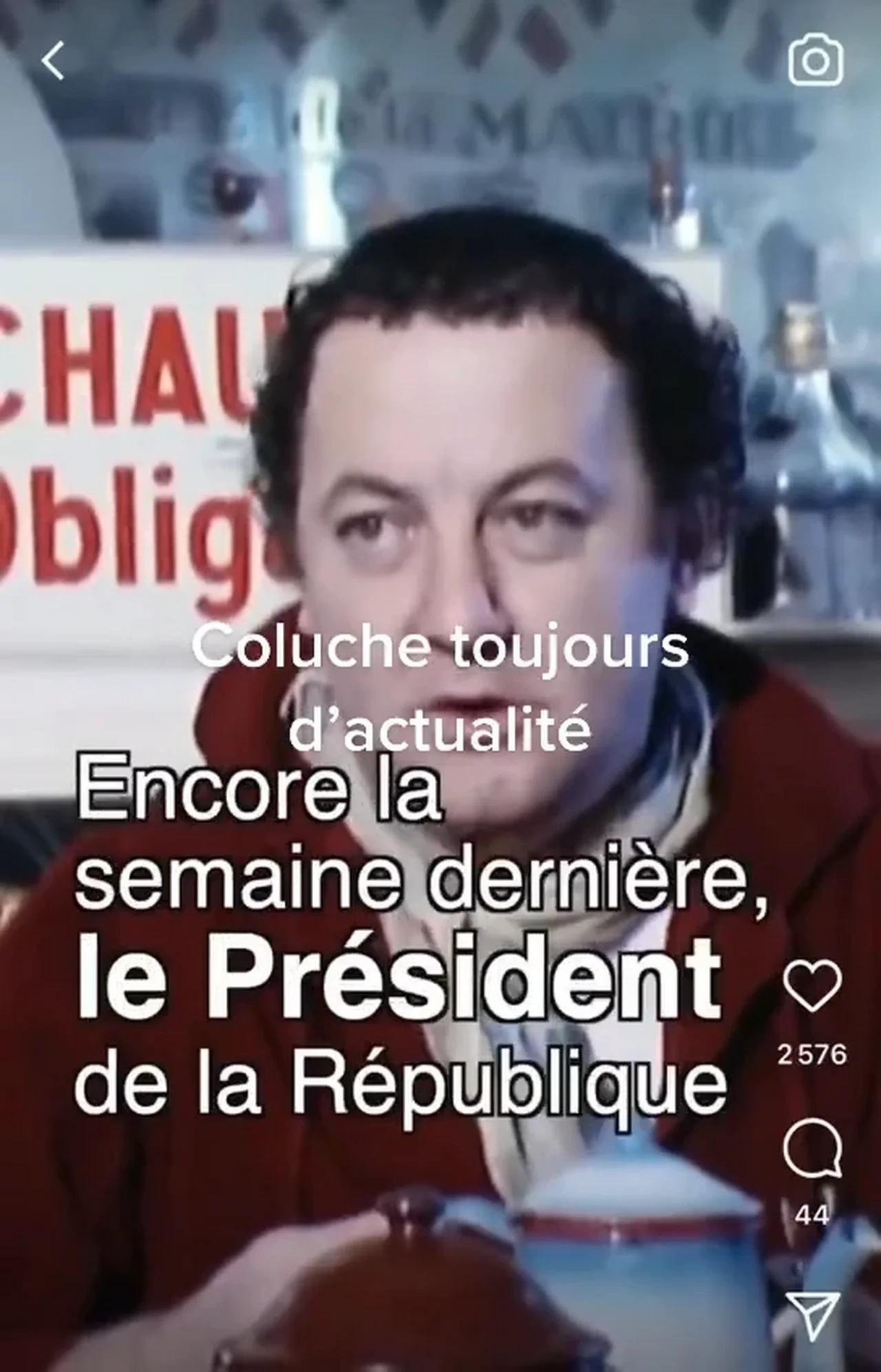 Résumé du 49.3 par Coluche. Dire qu’il a eu un accident de moto avec un ...