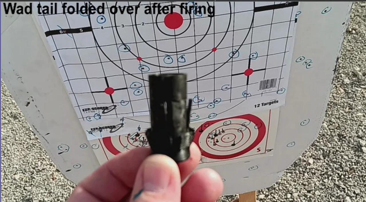 3d printed Federal flite control wad test