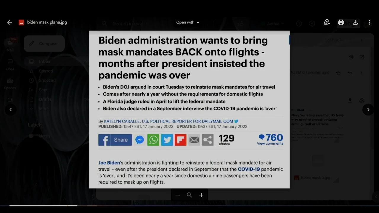 They Never Learn -- Biden Administration Wants To Bring Back Masks On ...