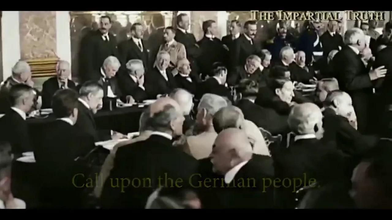 Adolf Hitler's first proclamation as Fuhrer