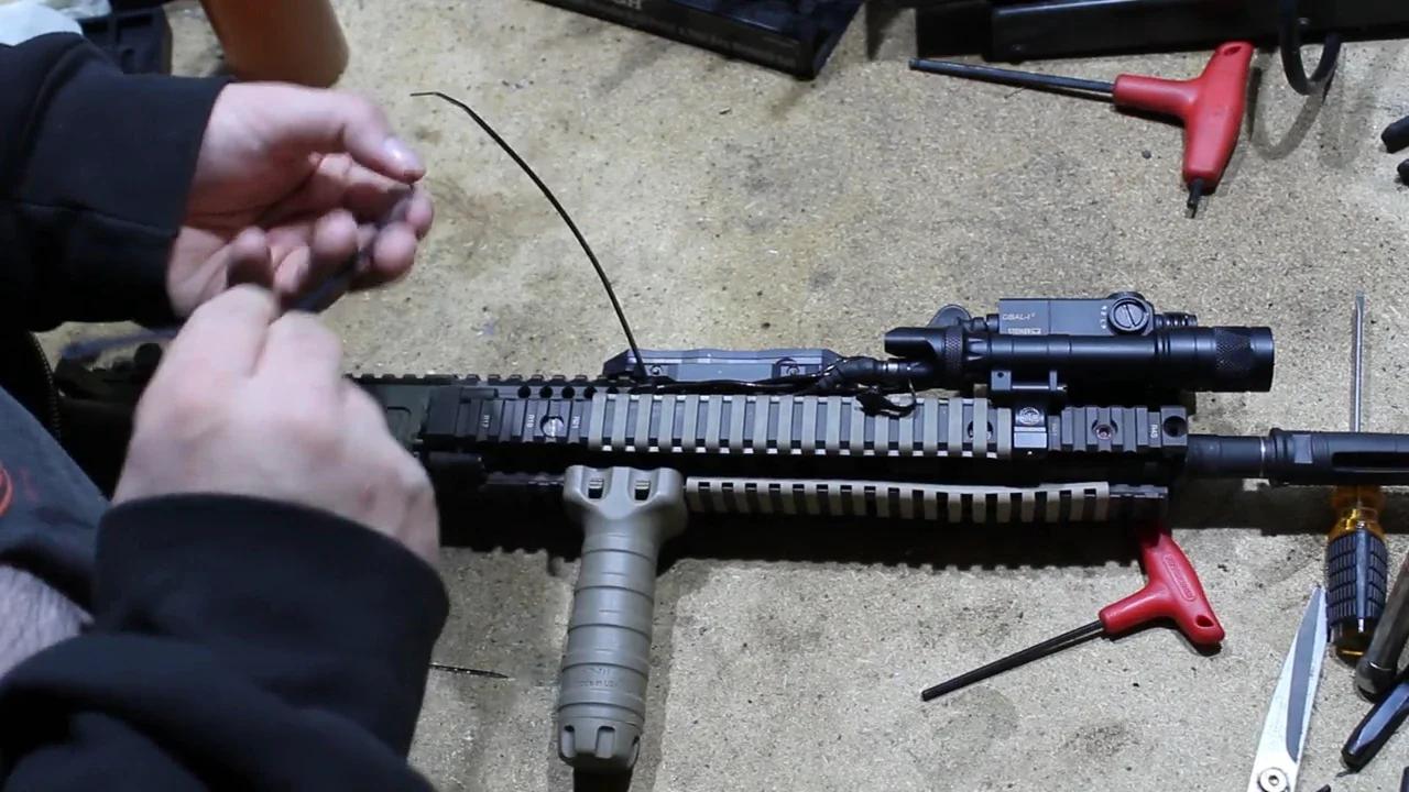 M4A1 Sopmod Block II Practical Clone Build - Aiming In The Dark