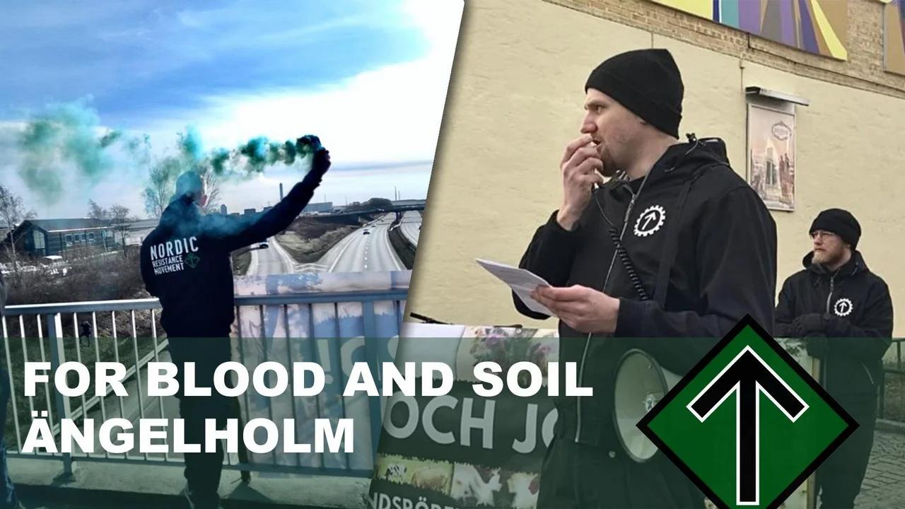 "For Blood and Soil" – Public speech and banner action