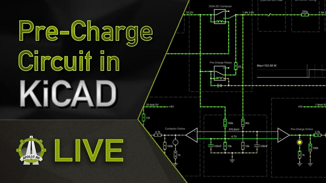 Move the Pre-Charge Circuit to KiCAD