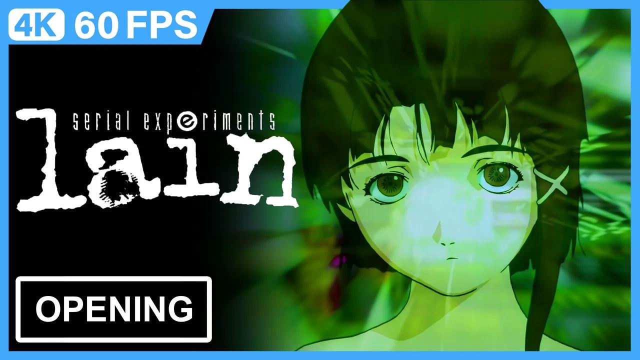 Serial Experiments Lain Opening | Creditless | 4K 60FPS Remastered