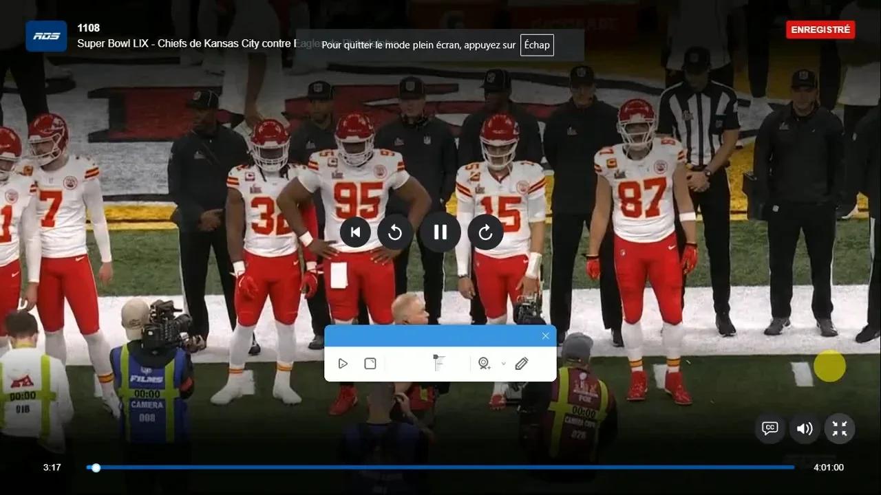 Le Super Bowl 2025 Chiefs de Kansas City vs Eagles de Philadelphie