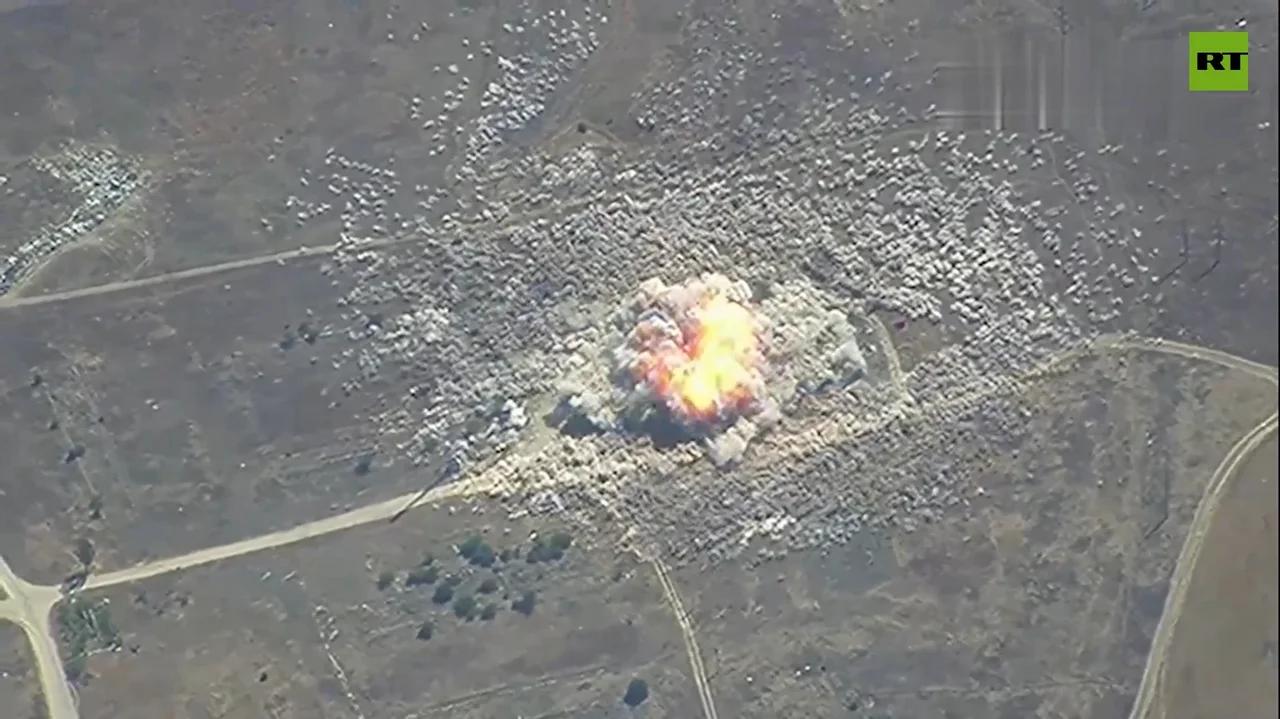 Russian Iskander strike turns Ukrainian deployment site to dust