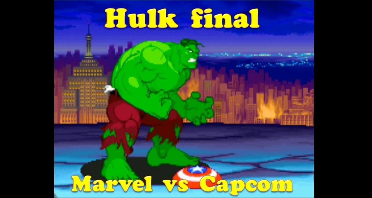 Hulk final Marvel vs Capcom