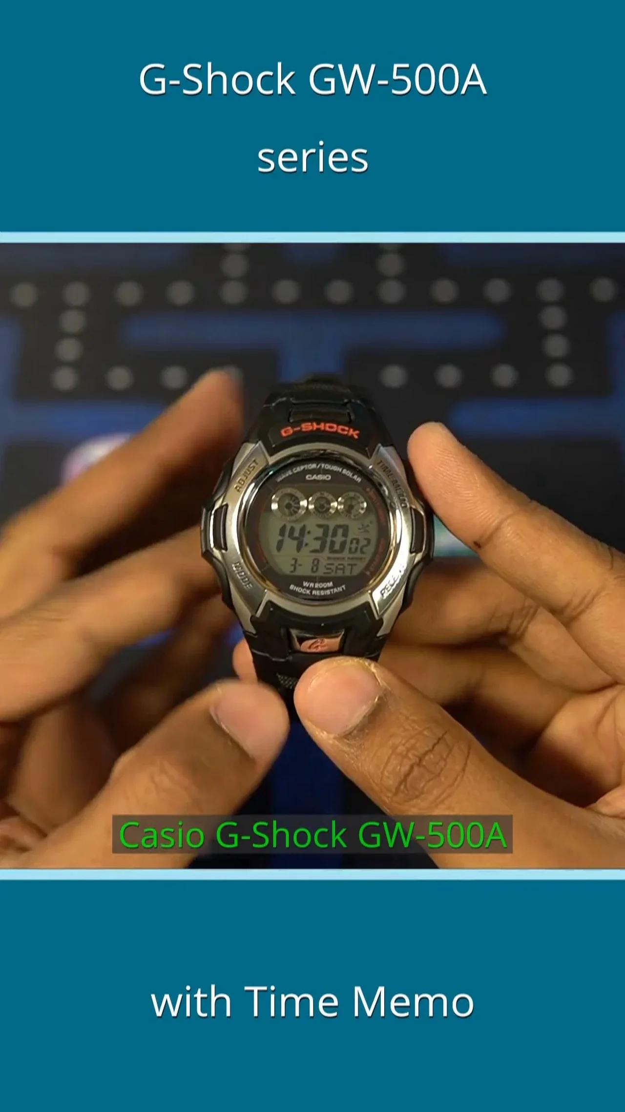 G-Shock GW-500A & GW-530A #Casio #GShock #Wristwatches #Shorts