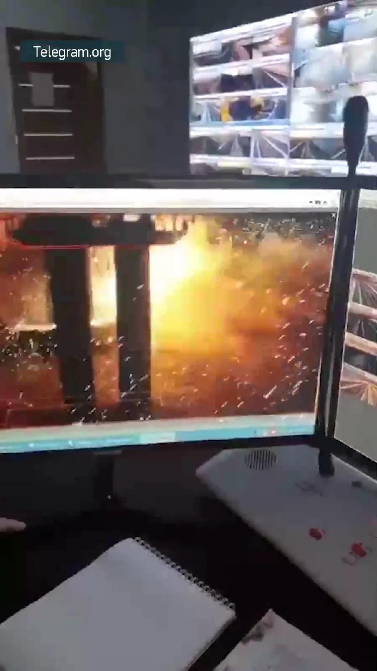 The moment of undermining the Crimean bridge