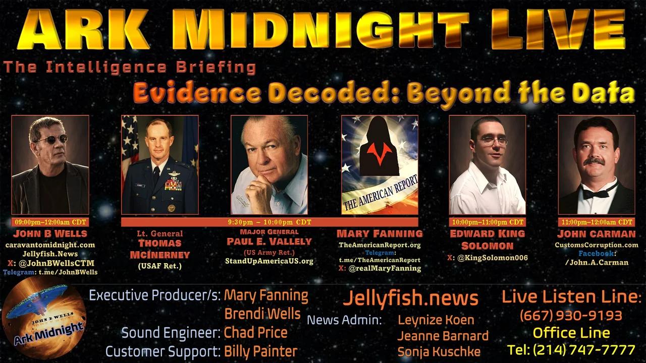 Ark Midnight (July 27, 2024) The Intelligence Briefing / Evidence ... Ark Midnight (July 27, 2024) The Intelligence Briefing / Evidence ...
