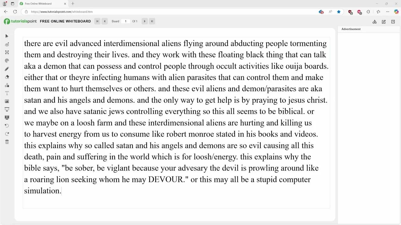 advanced interdimensional aliens tormenting humans