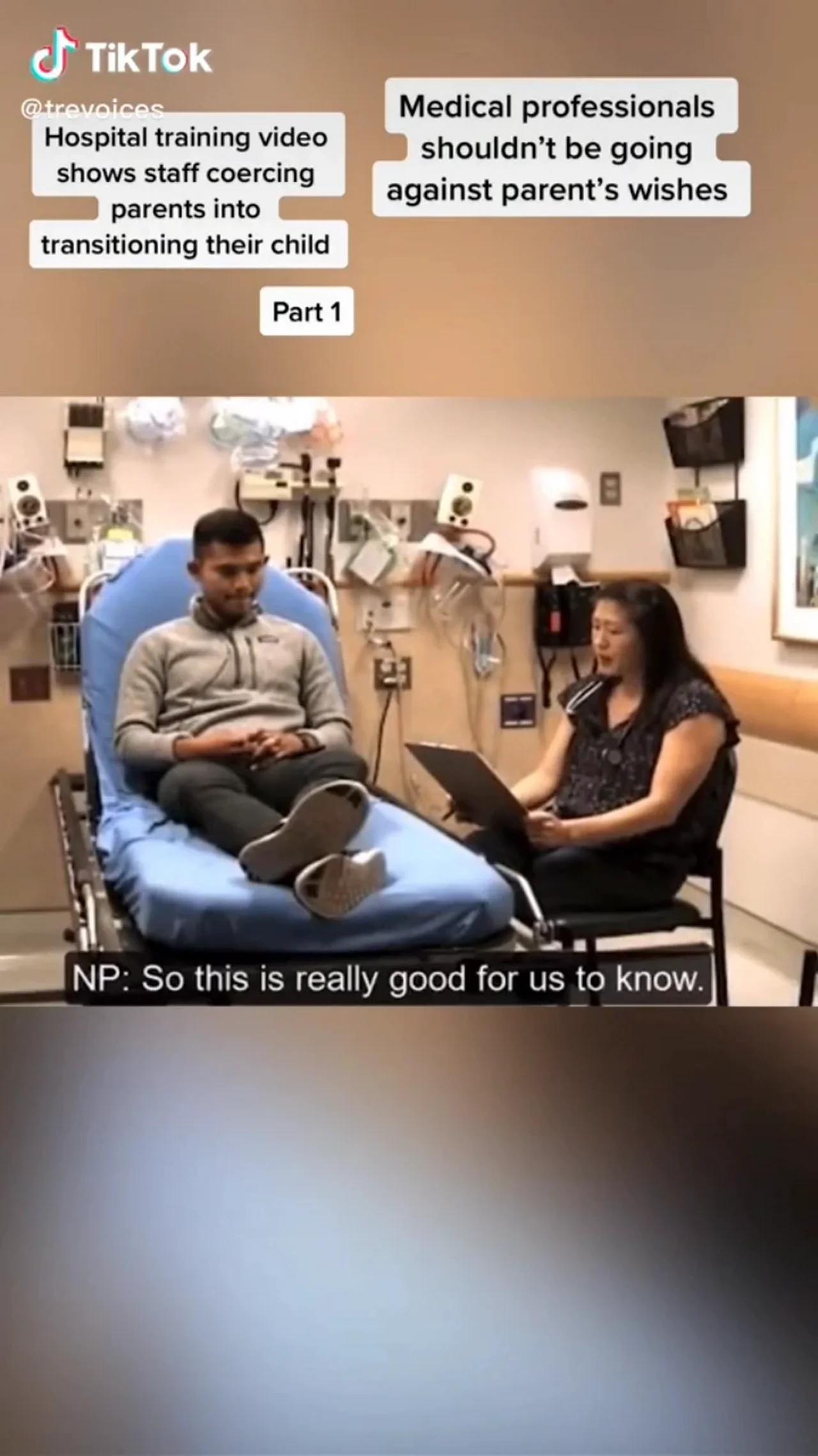 All 4 parts of hospital training video: how to vilify parents