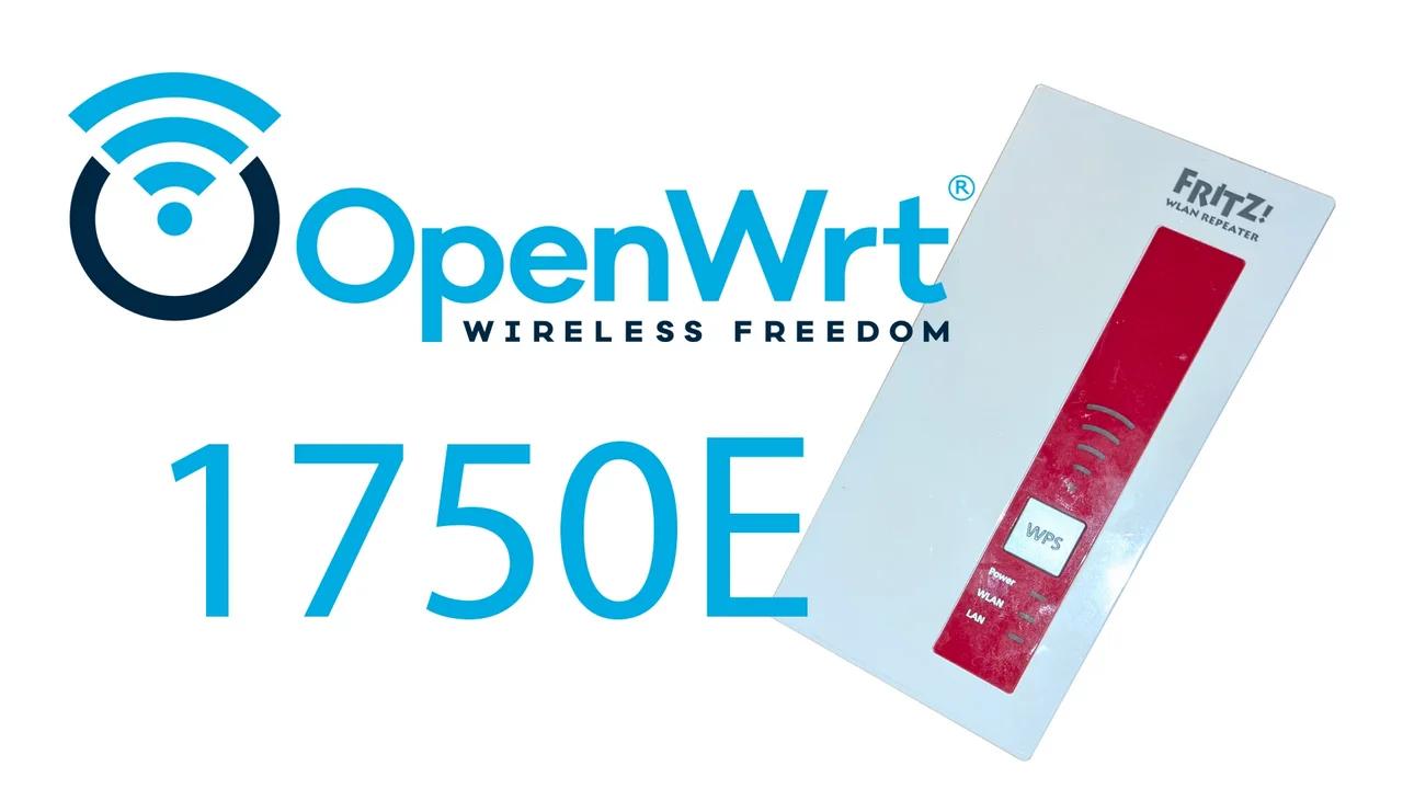 [TUT] OpenWrt - AVM FRITZ!Repeater WLAN 1750E flashen [DE | FullHD]