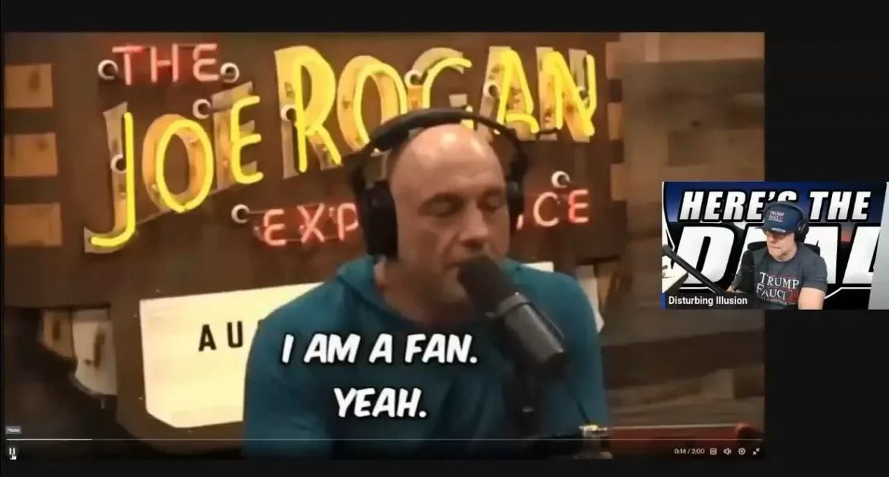 JOE ROGAN FIGHTS MSNBC! thedisturbingillusion