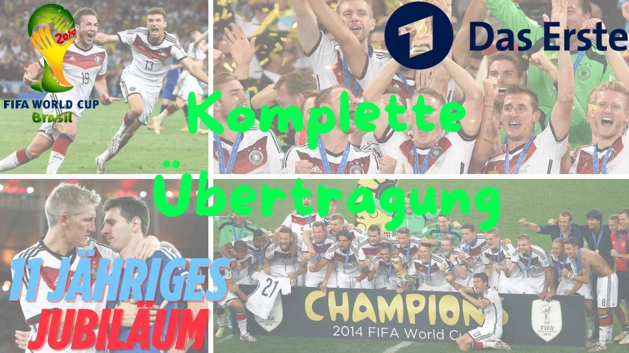 ⚽️ WM Finale 2014: Deutschland - Argentinien — Der komplette Abend aus ...