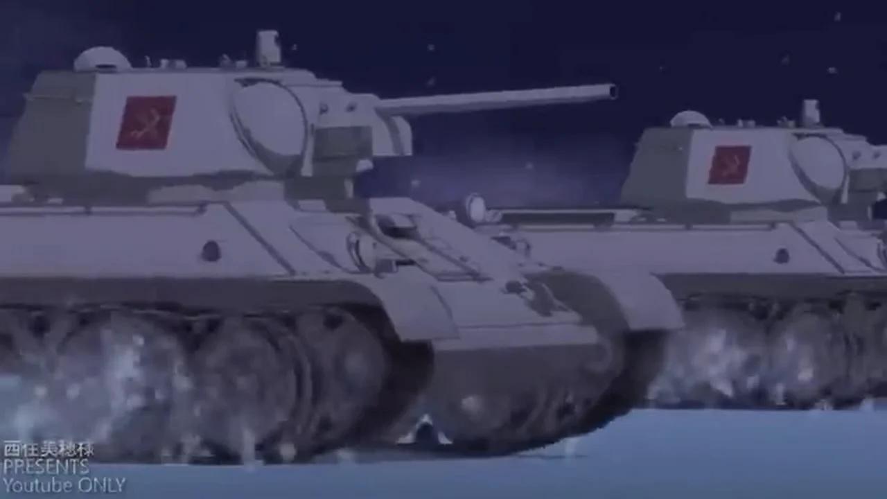 【MADAMV】Girls und Panzer Red army is the strongest! (Красная Армия всех ...