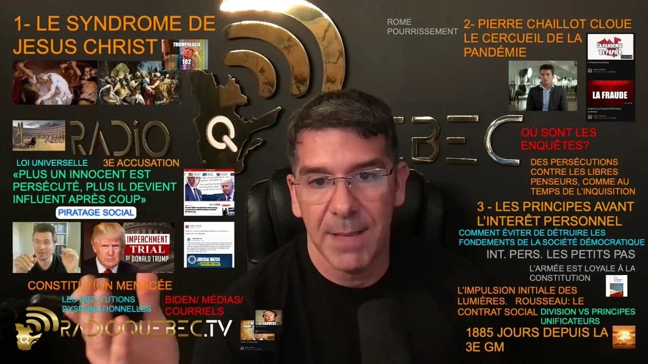 Alexis Cossette Nous Parle du SYNDROME DE JESUS CHRIST