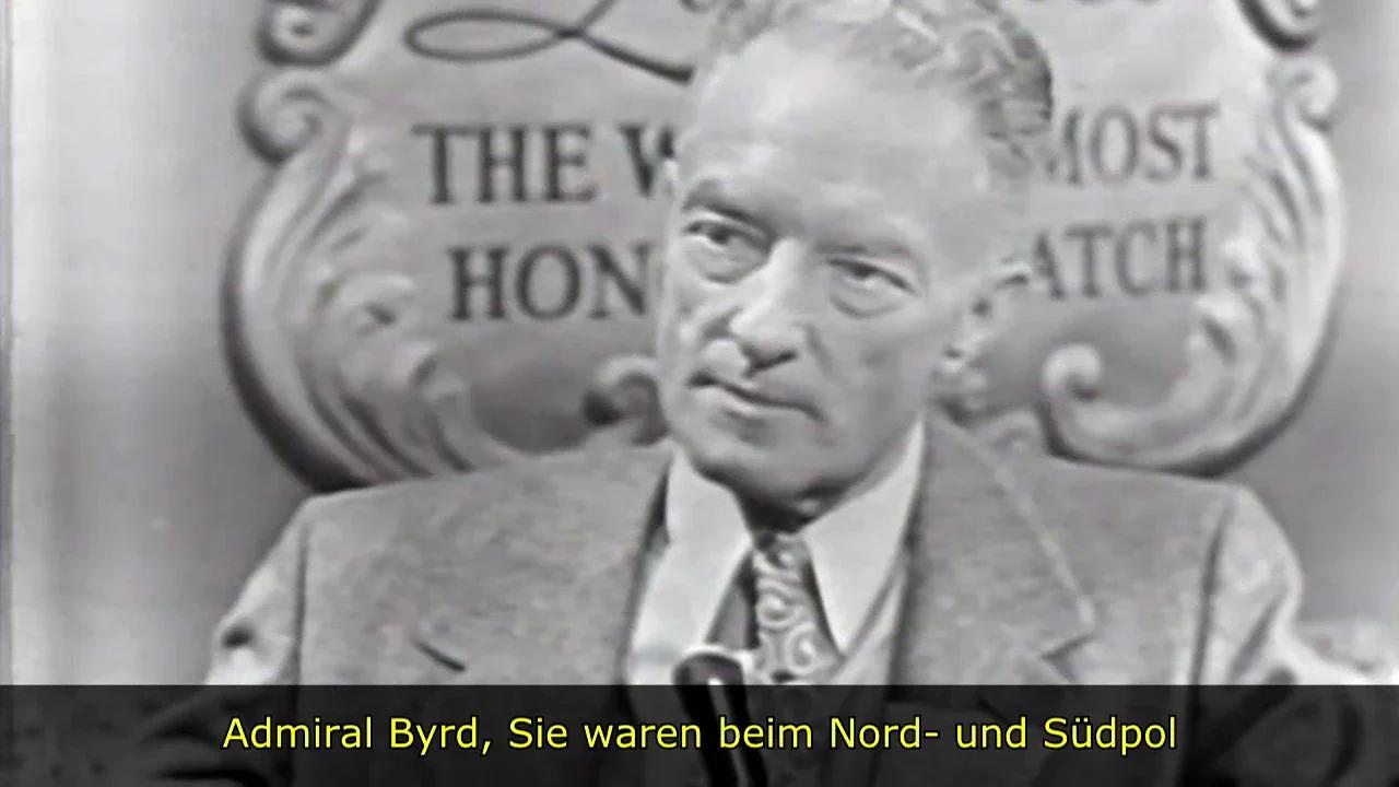 Betreff Antarktis - Admiral Byrd im Interview (re-up)