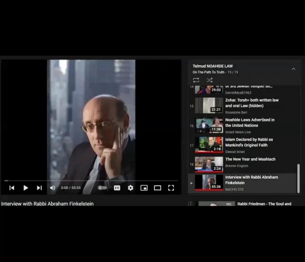 Interview ~ Rabbi Abraham Finkelstein