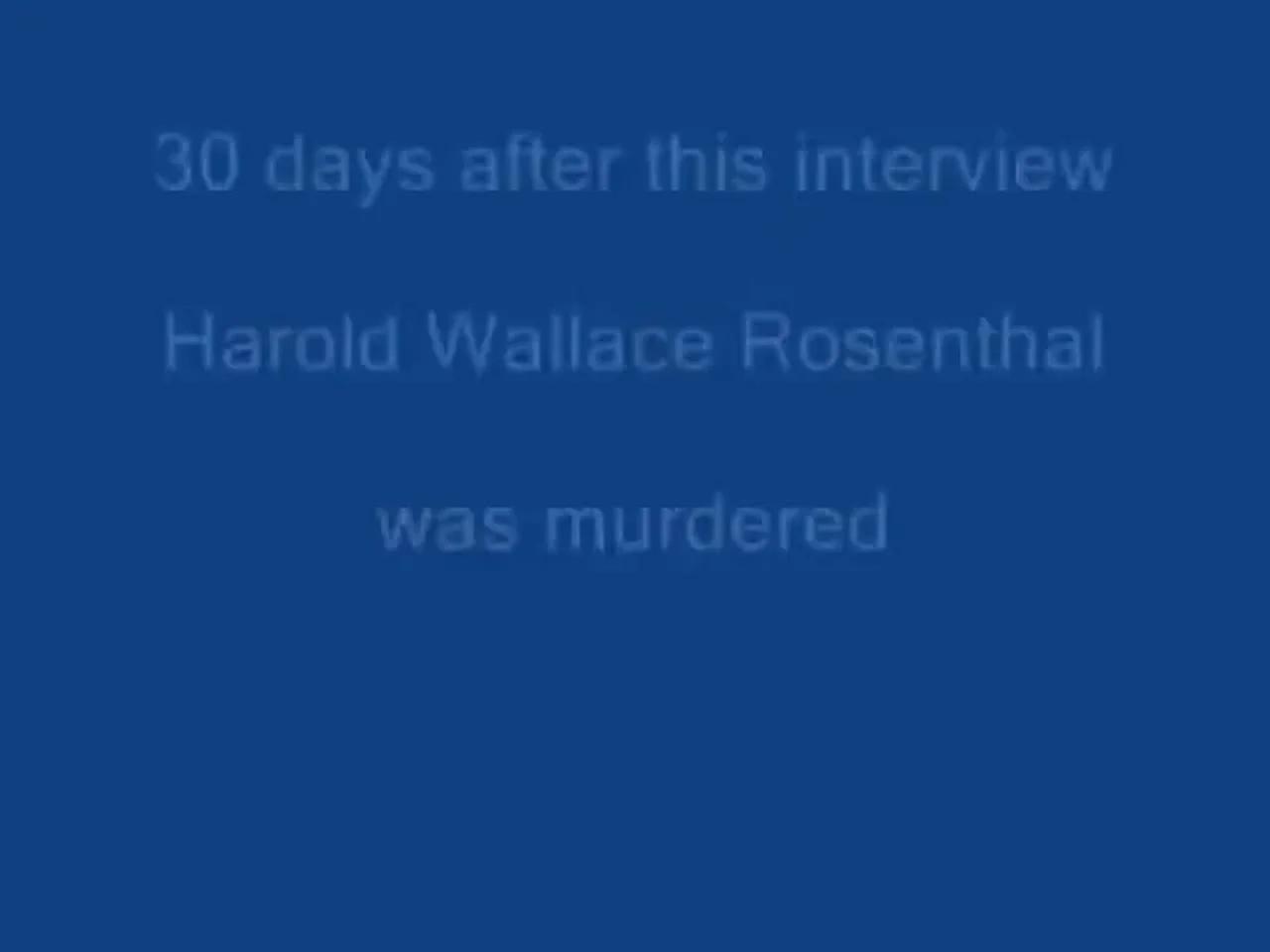 THE HIDDEN TYRANNY (THE ROSENTHAL DOCUMENT) [1976] - HAROLD WALLACE ...