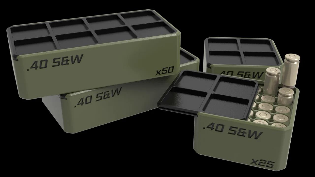 .40 S&W Ammo Boxes