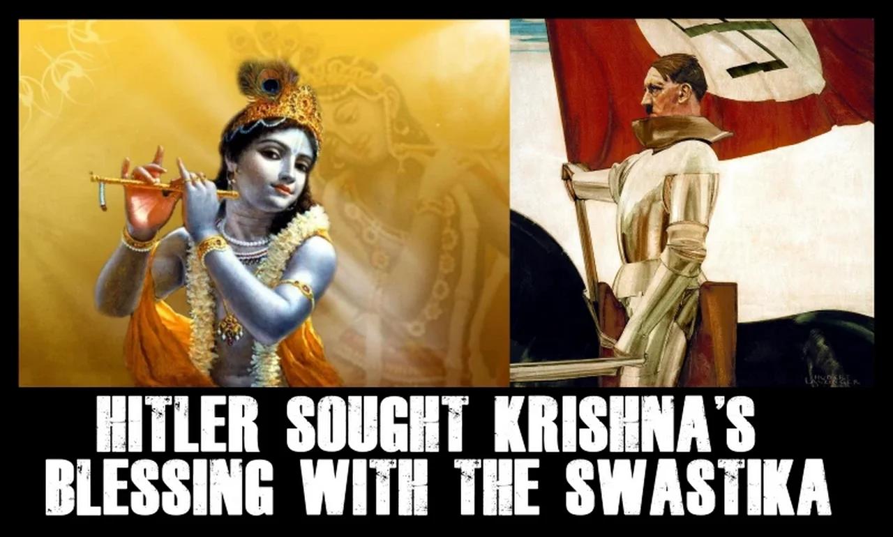 HITLER SOUGHT KRISHNA'S BLESSING WITH THE SWASTIKA