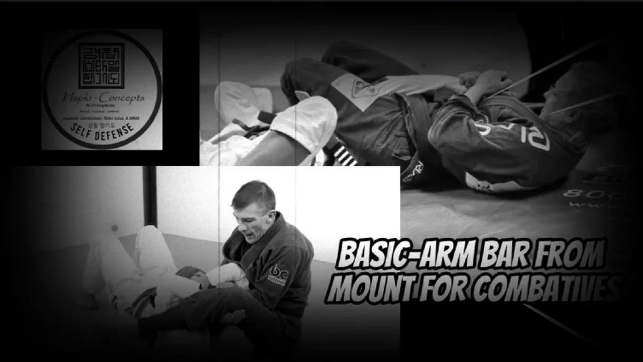 BASIC-Arm bar from mount for Combatives.