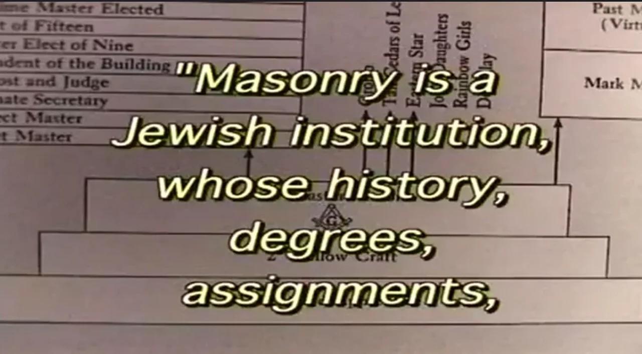 The Jewish Origins Of Freemasonry.