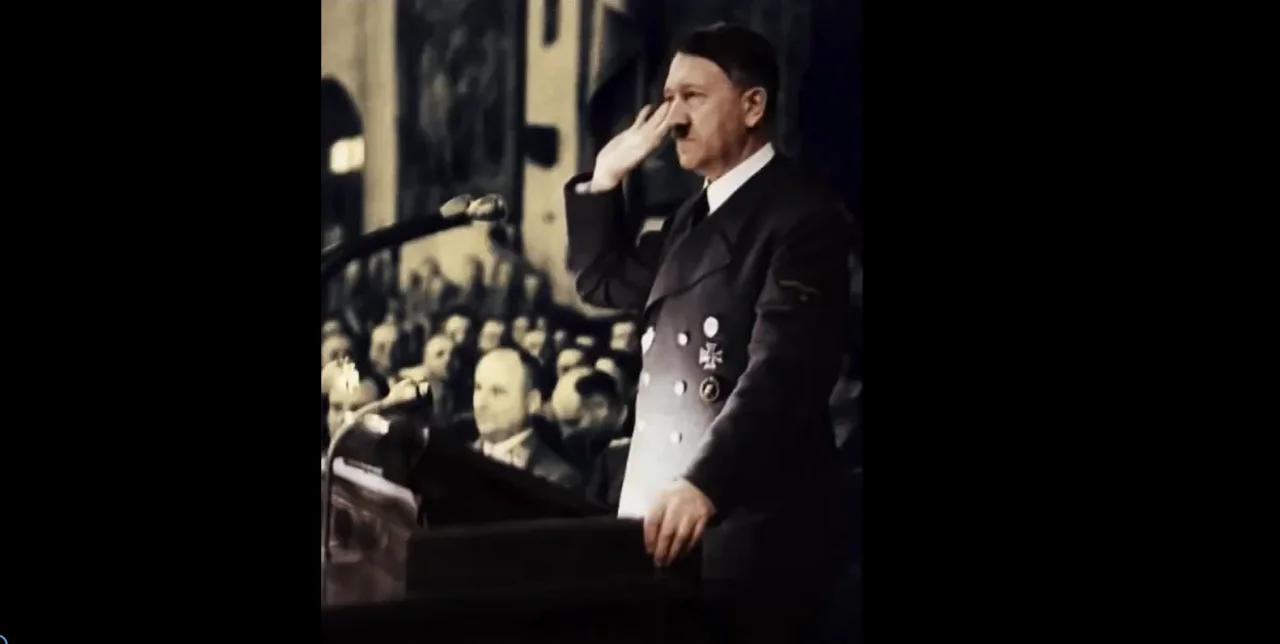 Adolf Hitler gegen die Internationale Clique (No Subs)