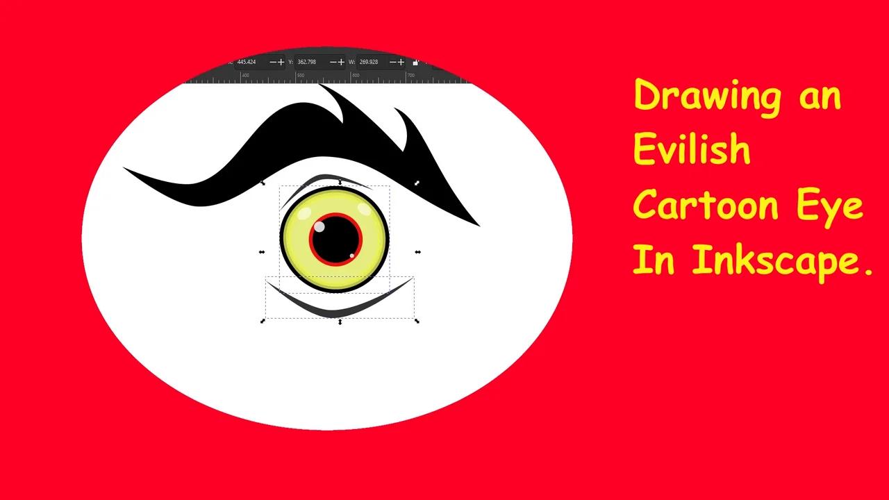 How to draw a cartoon eye 1 tutorial