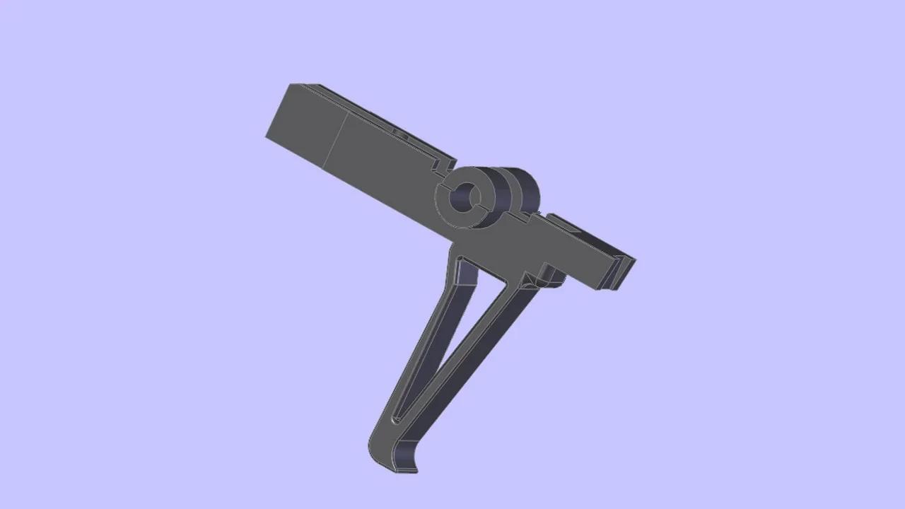 AR-15 trigger LTS skeletonized racegun