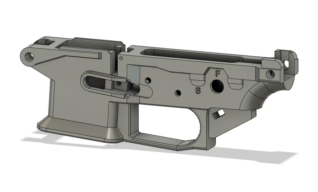 Stribog Lower with Modified Bolt Catch