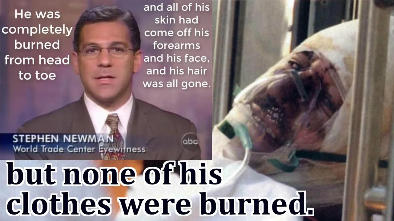 "But None of His Clothes Were Burned" - Stephen Newman Saves 9/11 Burn ...