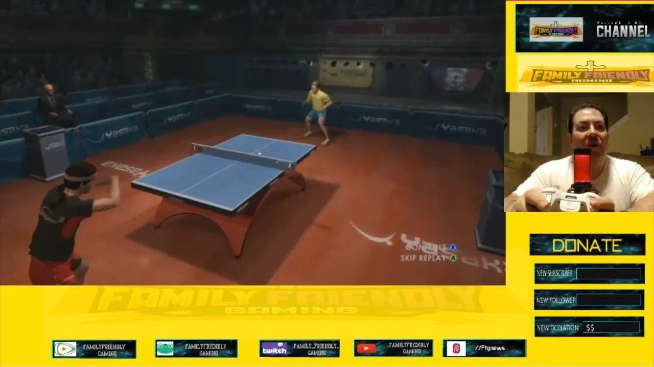 Rockstar Games presents Table Tennis Gameplay