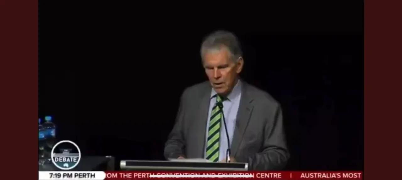 Australian Professor Ian Brighthope tells thousands in Perth about the ...