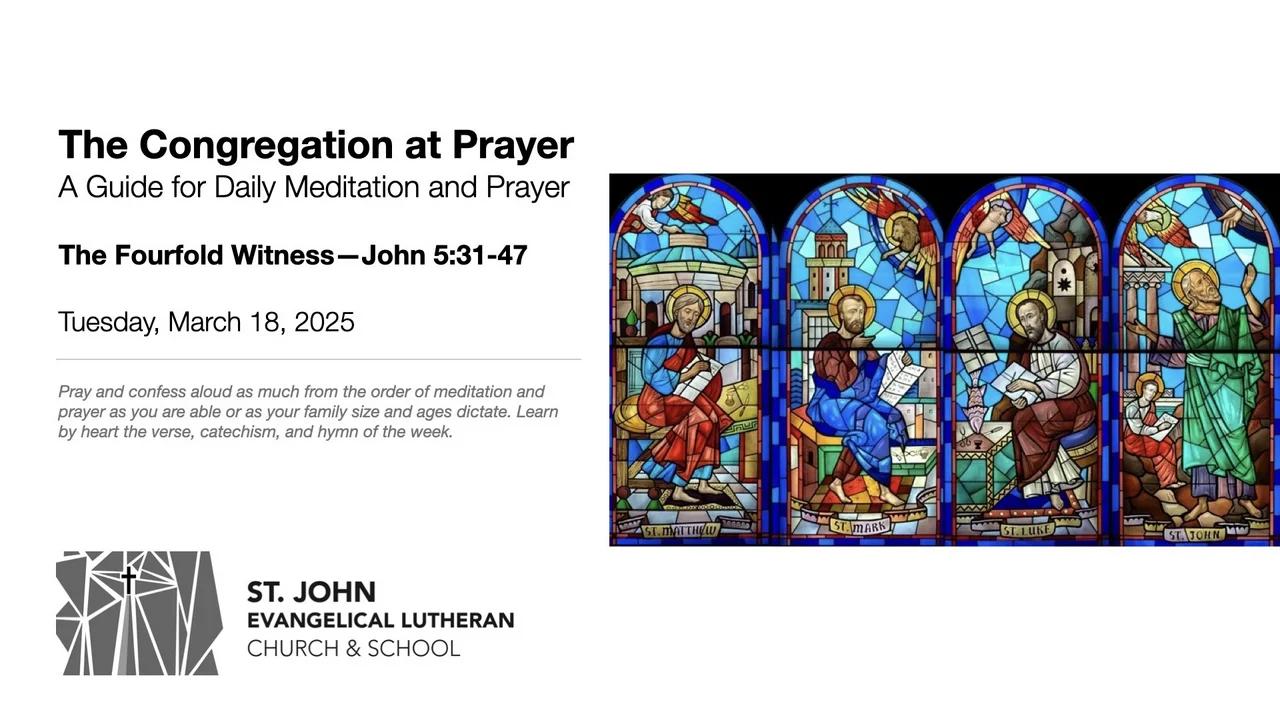 The Fourfold Witness—John 5:31-47