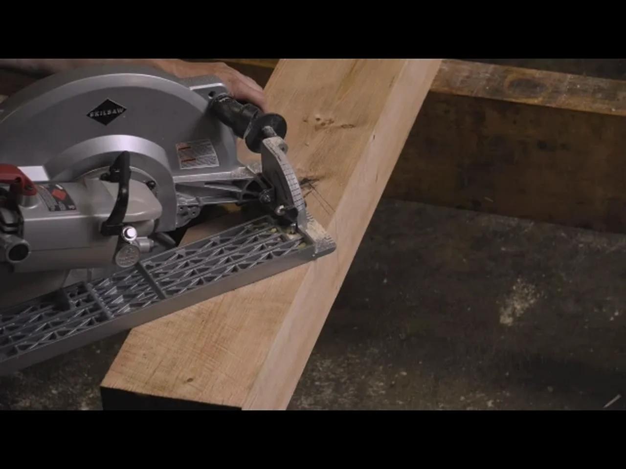 "Timber-Framing #10 - Cutting & Refining Joinery on a Rafter".