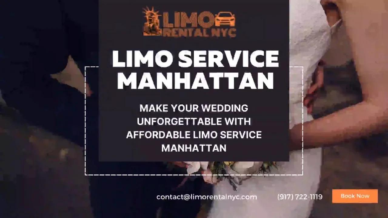 Make Your Wedding Unforgettable with Affordable Limo Service Manhattan