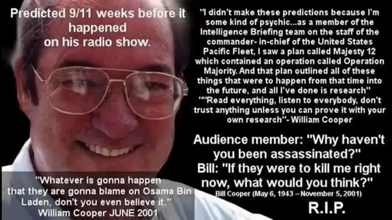 BILL "WILLIAM" COOPER TALKS TO DR. STANLEY MONTEITH: NWO/ILLUMINATI ...