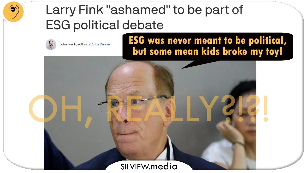 ESG FASCISM - A $66 Trillion Dollar Weapon Used to Subvert Democracy ...