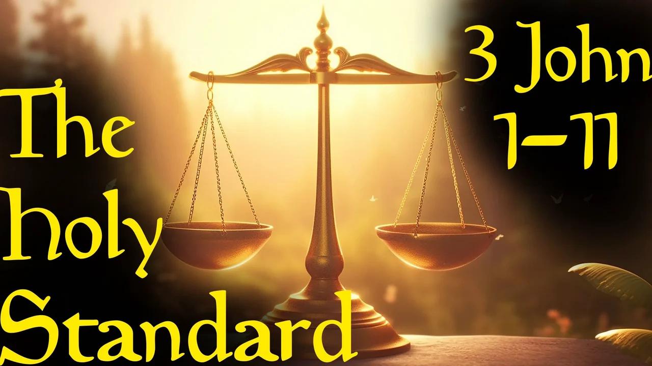9-1 "The Holy Standard" (3 John 1-11)