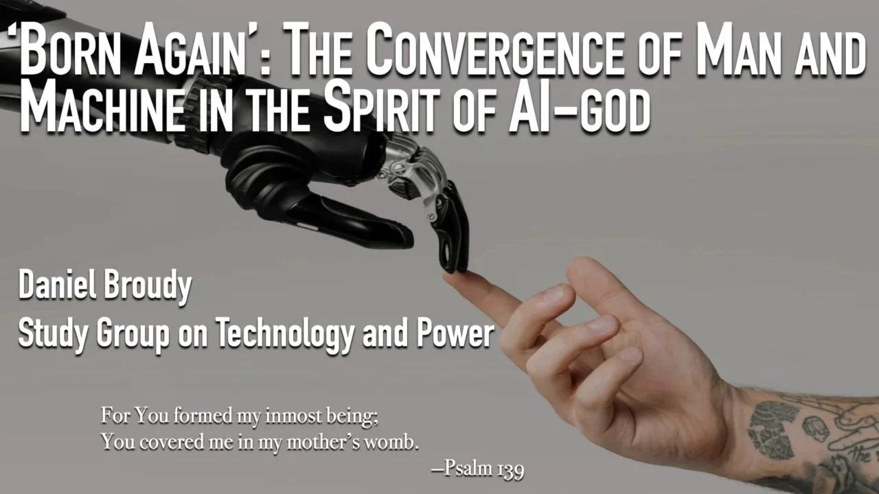 Daniel Broudy, "'Born Again': The Convergence of Man and Machine in the ...