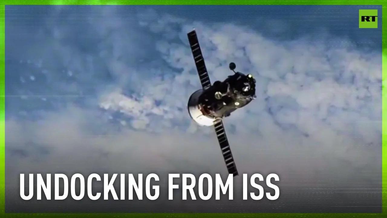 Progress MS-26 cargo spacecraft undocks from ISS
