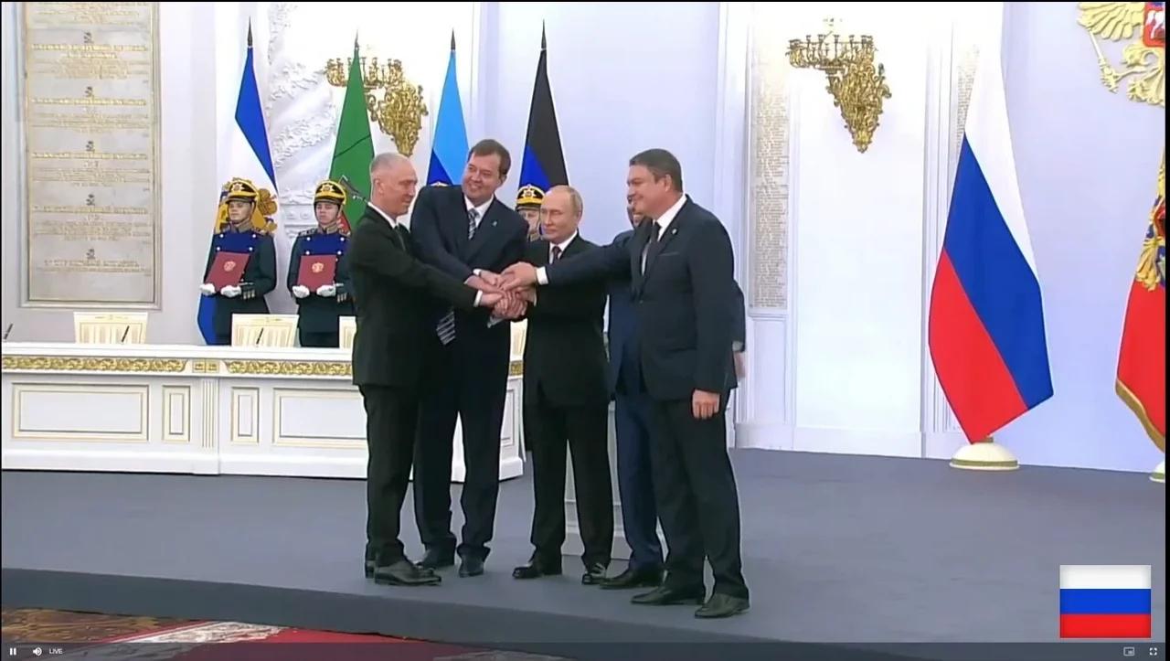 Vladimir Putin - Reunification Signing Ceremony & Speech (English ...