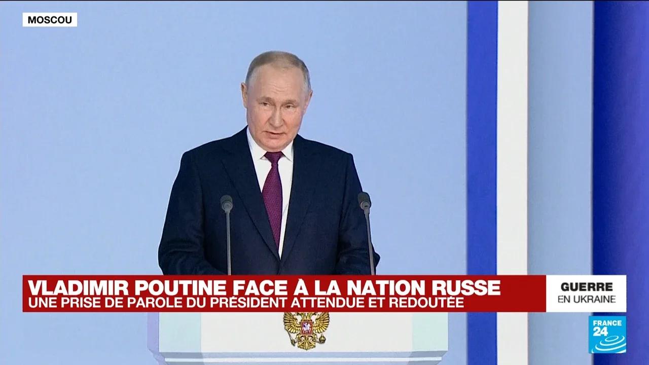 Discours de Vladimir Poutine devant la Nation • FRANCE 24
