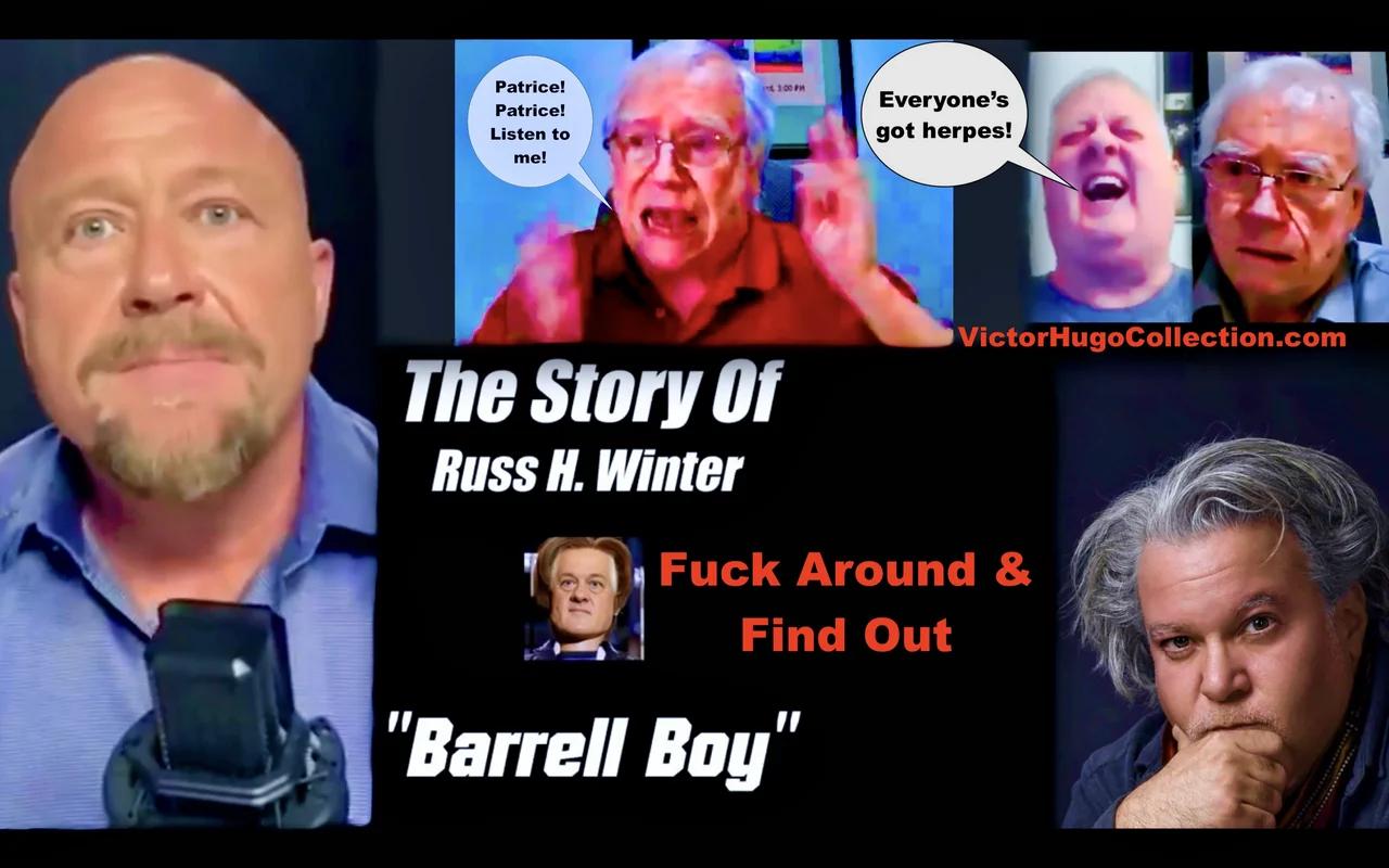 Jim Fetzer Patrice Russ Winter Herpes Inspire Music Satire Alex Jones ...