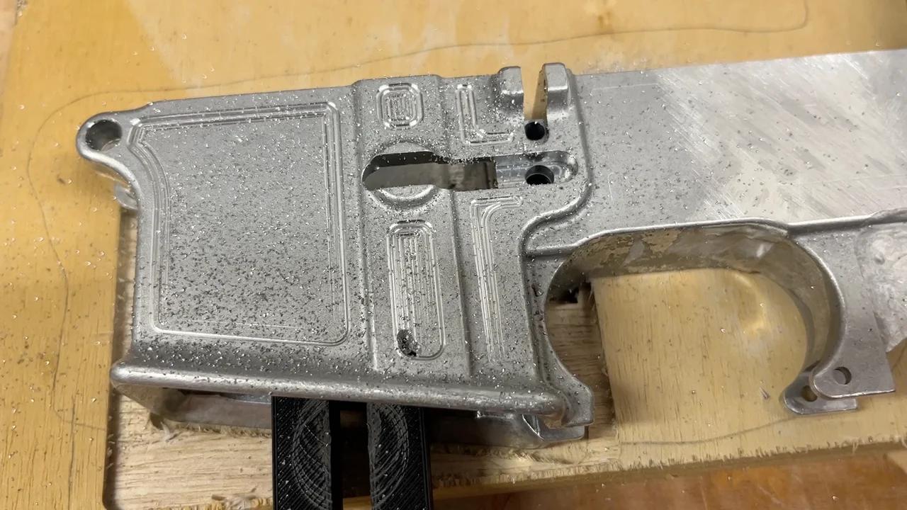 Forged Mil Spec AR Lower Lightening Cuts- Day 2