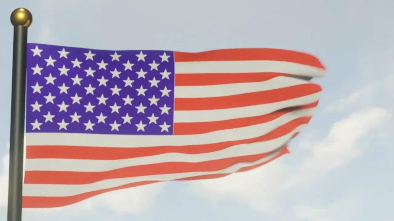 US Flag Animation